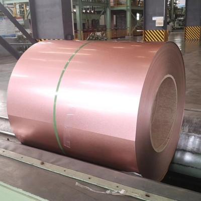 China 1200mm AZ120 GL Galvalume 55% ALU ZINC Coils Rose Golden Anti Finger Print for sale