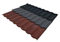 China Bevel Edge Modern Classic 0.45mm AZ150 Aluzinc Stone Tile for sale