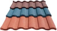 China Terracotta color Roman/Rainbow Stone Coated Metal Tile AluZinc Steel AZ60 0.40mm 50 years warranty for sale