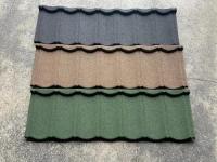 China Colorful Stone Coated Metal Tile Bond Classical Tiles 0.40 Aluzinc AZ40min 1340*420mm for sale