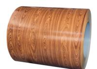 China 3003H24 H26 Aluminium Coil PVDF Printech Wood Grain Color Coil 50-Year Warranty 1.2mm Color Coated Coil for sale
