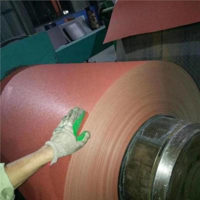 China Wrinkle Matt PPGI Steel Coil Z120 Textured Pre-Painted Colorful Roof Panel Tile Beckers RMP 15 Years Warranty for sale
