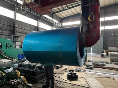 China Regular Spangle 55% Aluzinc AZ100 0.4mm Roof Materials Galvalume Steel Coil Passivated for sale