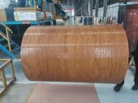 China Aluminium Coil PVDF Wall Roof Sheet 3003H24 H26 Printech Color Coil Wood Grain 50-Year Warranty Color Coated Coil for sale