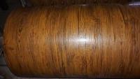 China Textured Wood Grain Steel Coils Pre-Painted Galvalume Steel Coil AZ1565 Wall Cladding Usage HDP 30 Years Warranty for sale