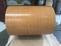 China Wood Grain Surface Printech Color Coated Coil for sale