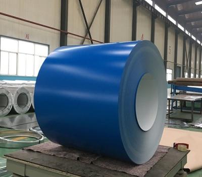 China RAL5020 Ocean Blue PE HDP PVDF Color Coated Aluminum Coil 3003 H24 H26 100MEK Resistance for sale