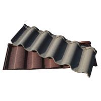 China 2024 New Type Deep Roman Tile Groove Tile AZ90 Aluzinc Color Stone Coated Metal Roofing Tile Villa Architecture for sale