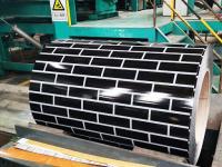 China Stone Grain Printech Color Coil 3003H24 Aluminium Coil PVDF Wood Grain 50-Year Warranty Color Coated Coil for sale