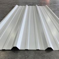 China Polar White Beckers Metal Roof PPGL AZ150 0.80*1225 Chromadek IBR Matt Textured Steel Sheet Z275 PPGI for sale