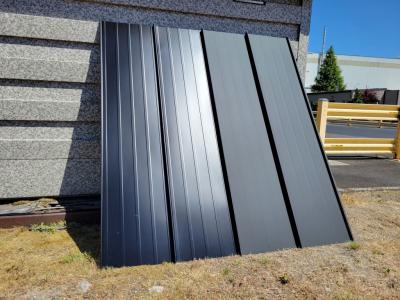 China Textured Steel Sheet Corrugated Roof Matt RAL9005 PVDF 40-years Chromadek IBR Z275 PPGI PPGL AZ150 0.60 HDP Metal Roof for sale