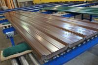 China PPGL AZ150 0.60 HDP Metal Roof RAL8017 PVDF 40-years Chromadek IBR Matt Textured Steel Sheet Z275 PPGI for sale