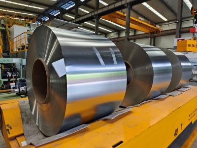 China Tin Coated Coil Plate Used For Oil Tin Can Manufacturing ETP JIS G3303 EN10202 for sale