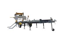 China Portable Swing Blade Sawmill Bandsaw Mill Log Cutting Machine For Timber Wood for sale