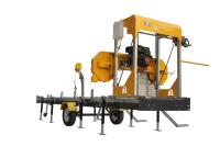 China Portable Swing Blade Sawmill Bandsaw Mill Log Cutting Machine For Timber Wood for sale