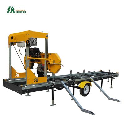 China Jerry 36 Inch Automatic Horizontal Hydraulic Saw Mill 2100x2300x1550mm Weight KG 500 KG for sale
