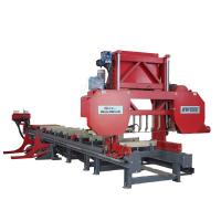 China Woodworking 9*2.2*.22m Hydraulic Horizontal Band Saw Mill for High Precision Cutting for sale