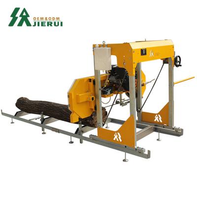 China 2000 KG Horizontal Cutting Portable Mill Timber Saw Machine For Food Beverage for sale