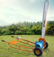 China Electric Wood Log Sawmill Portable Timber Slasher for Cutting 800-1700mm Diameter for sale