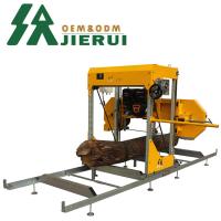 China CE Certified JIERUI Portable Swing Blade Sawmill Log Band Saw for Funeral in Costa Rica for sale