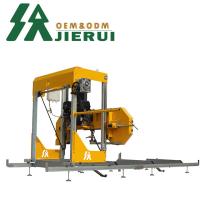 China CE Certified JIERUI Portable Swing Blade Sawmill Log Band Saw for Funeral in Costa Rica for sale