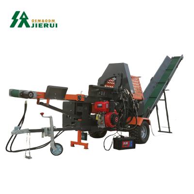 China 18HP Gasoline Log Splitter And Wood Shredder For Cutting Wood Branch for sale