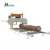 China JIERUI Portable Sawmill for Wood Cutting Band Saw and Hydraulic System Included for sale