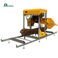 China JIERUI Portable Sawmill for Wood Cutting Band Saw and Hydraulic System Included for sale