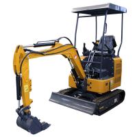 China High Digging Power 1 Ton 2 Ton Mini Micro Crawler Excavator for sale