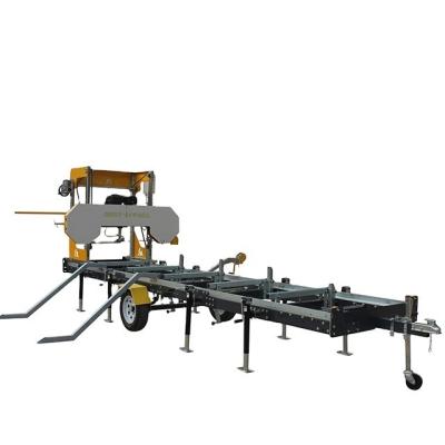 China Electric Automatic Sawmill Wood Cutting Band Saw with Trailer Max.Working Width mm 1000mm for sale