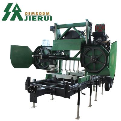 China Function Wood Cutting Gas/ Hydraulic/ Diesel Automatic Horizontal Bandsaw Sawmill for sale