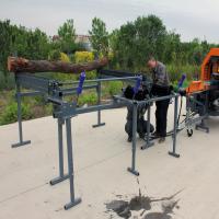 China Forestry Machinery Wood Processor With Log Lifter 2400*1543*1210mm Size for sale