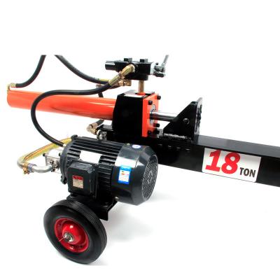 China Wood Splitting 18 Ton Portable Electric Firewood Processor Hydraulic Wood Log Splitter for sale