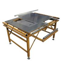 China Woodworking Portable Sliding Table Saw Machine Yellow Durable For Projects for sale
