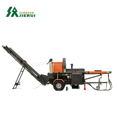 China 18HP Gasoline Engine 4/6/8 Way Hydraulic Wood Splitting Firewood Processor for sale