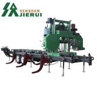 China 2024 JIERUI CNC Automatic Log Portable Wood Bandsaw Sawmill Band Saw Machines with CE for sale