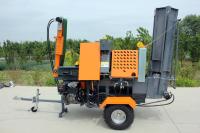 China 30 Ton 18HP Gasoline Deizel Log Wood Splitter For Log Forest 2300x1250x1750mm for sale