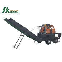 China JIERUI 500mm Speed Firewood Processor 30T Wood Chipper Log Splitter for Log Splitting for sale