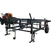 China 30T Gasoline Log Splitting Wood Cutting Firewood Processor With CE Certification for sale