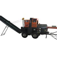 China 30T Gasoline Log Splitting Wood Cutting Firewood Processor With CE Certification for sale
