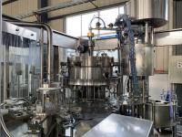 China High Efficiency Gas Beverage PET Bottle Filling Machine 304 Stainless Steel 1000-1500 BPH for sale
