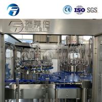 China Carbonated Drink Glass Bottle Filling Machine With Automatic Capping Machine for sale