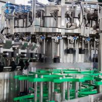 China Auto Glass Bottle Filling Machine 24-24-8 3500-4500 BPH 3-in-1 Rinsing Filling Capping for sale