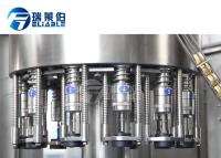 China Soda Water Glass Bottle Filling Machine 2500BPH 3 in 1 Rinsing Filling Capping for sale