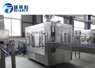 China Soda Water Glass Bottle Filling Machine 2500BPH 3 in 1 Rinsing Filling Capping for sale