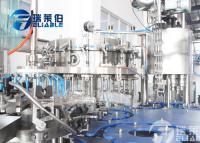 China Automatic Glass Beer Bottling Line With Crown Cap / Aluminum Cap , Low Noise for sale