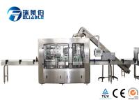 China Fully Auto Glass Bottle Filling Machine , Soda Water Small Bottling Machine for sale