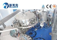 China Fully Auto Glass Bottle Filling Machine , Soda Water Small Bottling Machine for sale