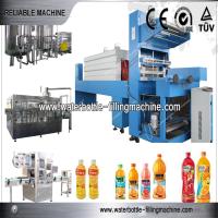 China Juice Beverage Production Line With Liquid Filler Equipment / Capping Machine for sale