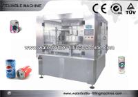 China Automatic Beer Soda Water CSD Can Filling Sealing Machine 150 Cans Per Minute for sale